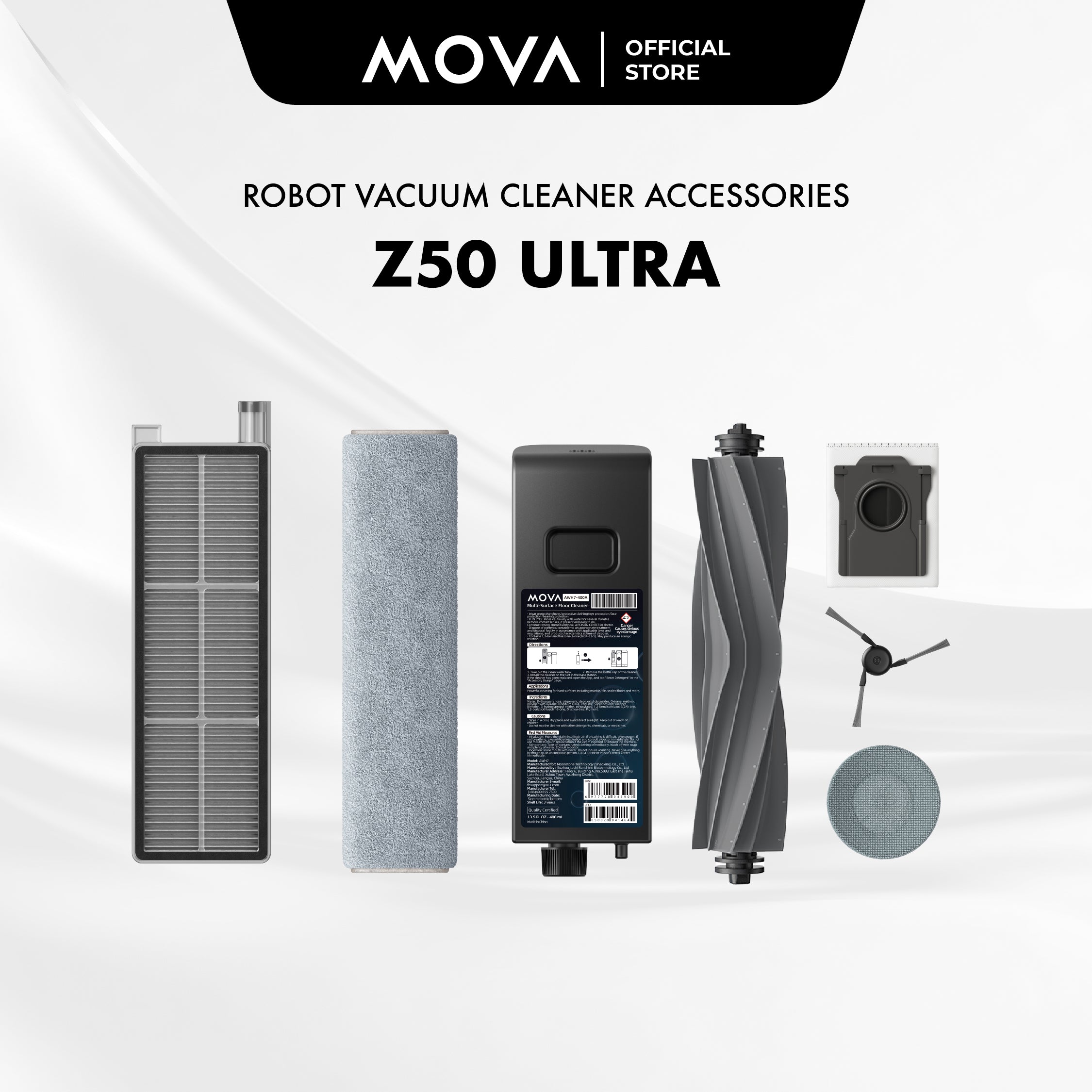 MOVA Z50 Ultra Robot Vacuum Accessories – Mova MY